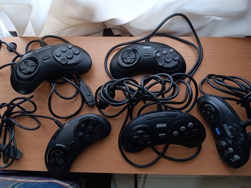 Genesis 6 Button Controller Tested CHOOSE Sega Original or OEM or ...
