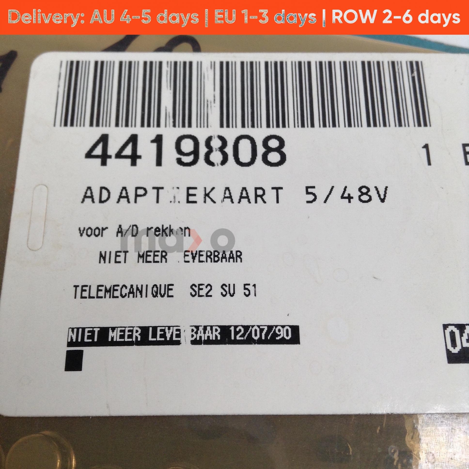 Telemecanique SE2SU51 Adaptiekaart Adaptation card SE2-SU51 NEW NFP ...