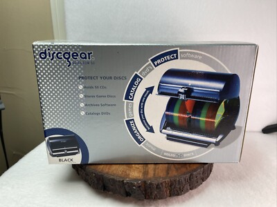 NIB Disc Gear Selector 50 Disc Storage Organizer CD DVD Video Games ...
