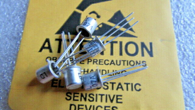 BC107A CDIL Transistor NPN bipolar 45V, 0.2A, 0.2/0.75W, TO18, 10dB 5 ...