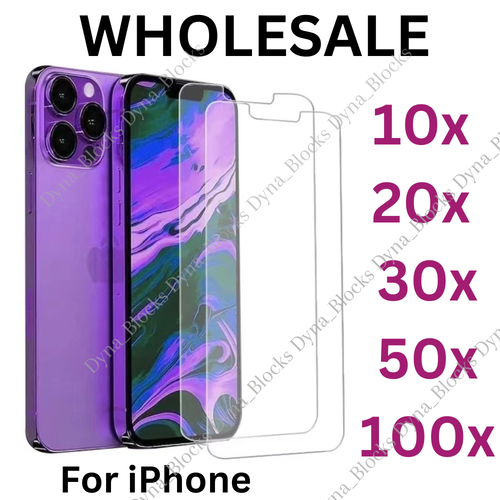 Wholesale Bulk Lot Tempered Glass Screen Protector For iPhone 7 8 12 13 ...