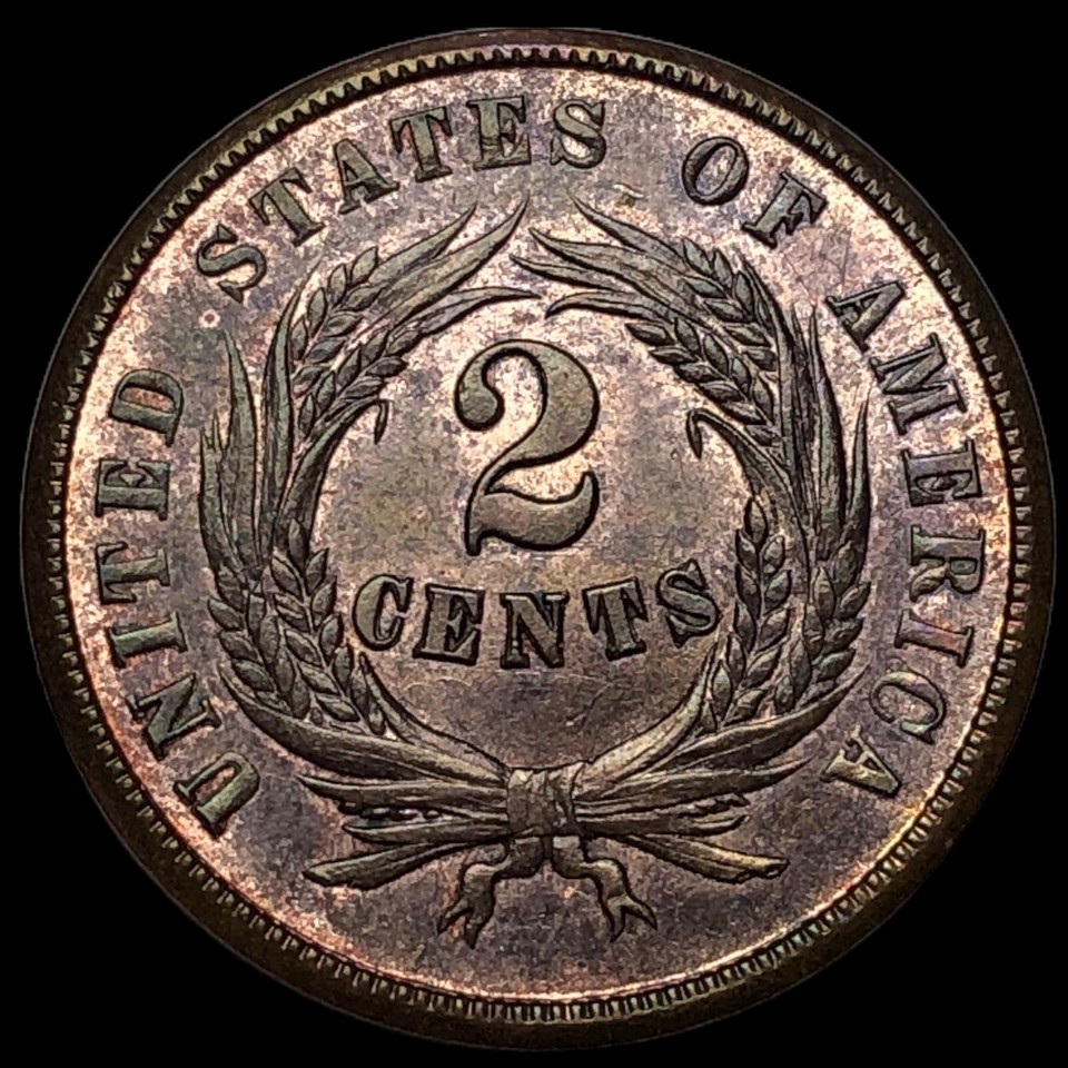 1864 2 Cent Piece J5529 | eBay