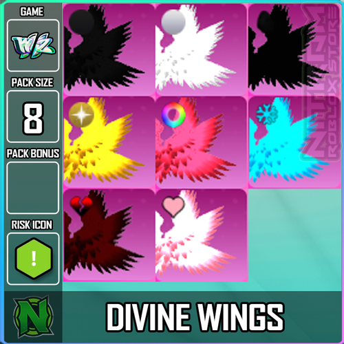 World Zero WZ - 8 PACK - DIVINE WINGS | eBay