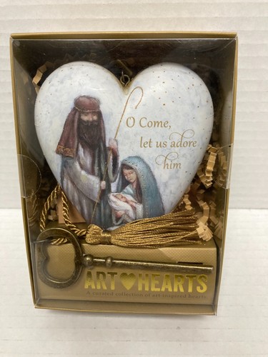 Demdaco Art Heart Nativity Oh Come Let Us Adore Him WIth Key NIB | eBay