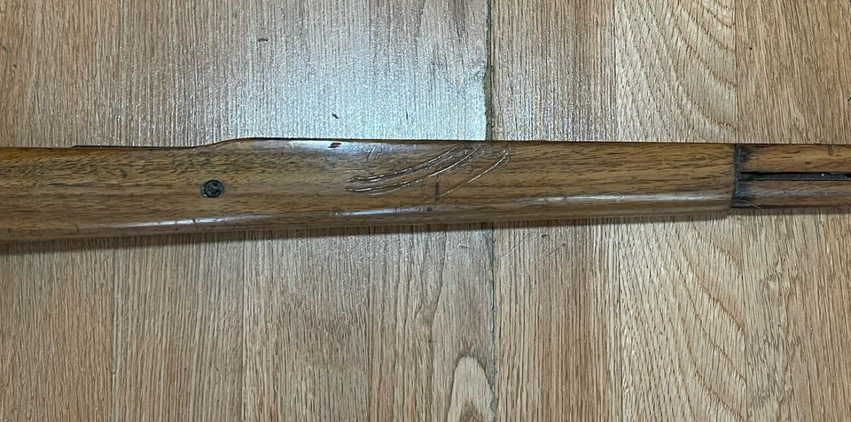 1903 Springfield Finger Groove WWII Wood Scant Stock With 2 Handguards ...