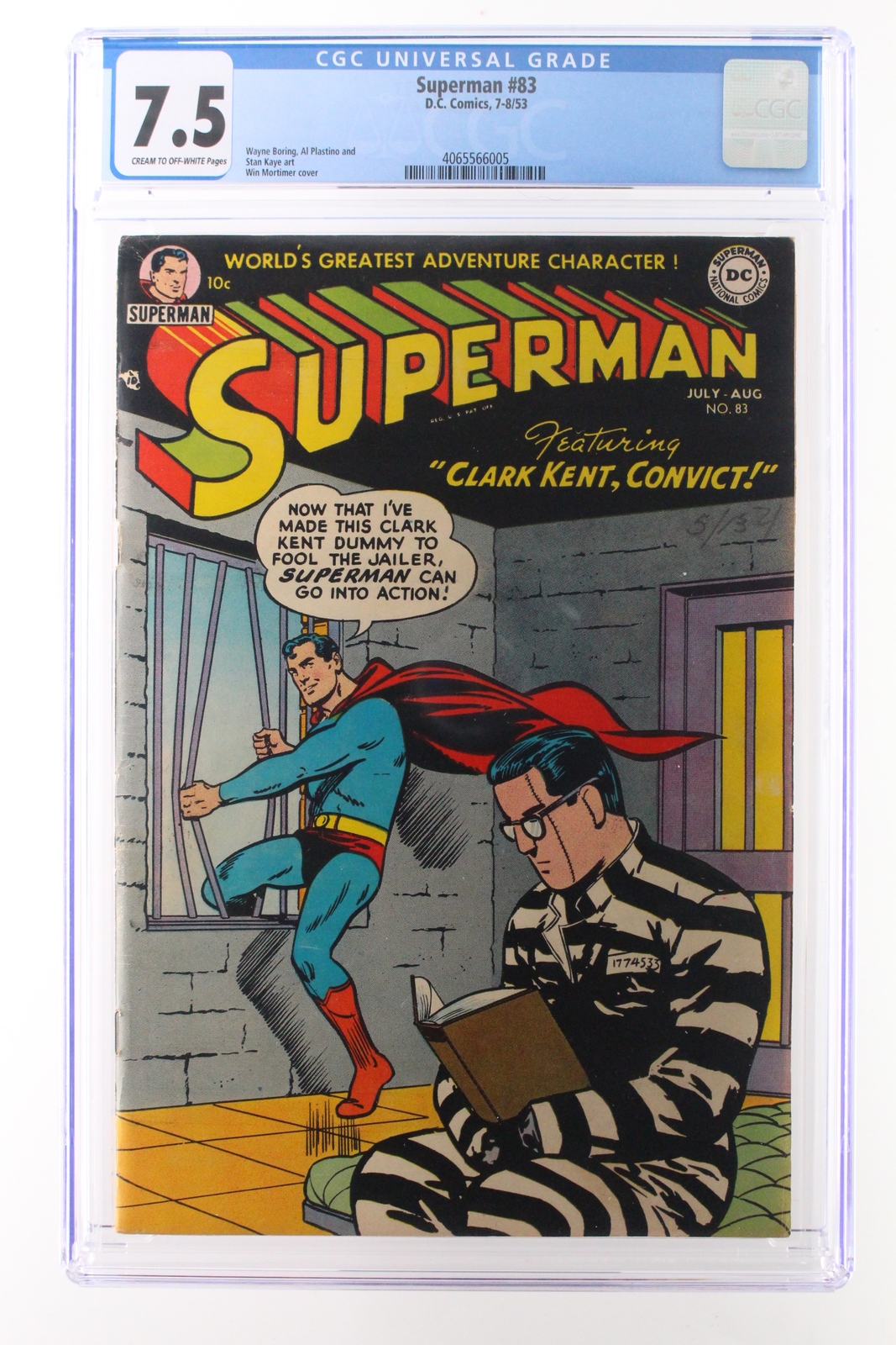 Superman #83 - DC 1953 CGC 7.5 | eBay