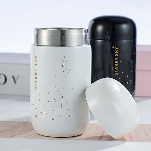 Home Thermos Coffee Mug Mini Small Capacity Leakproof Cup 200ml Vacuum ...