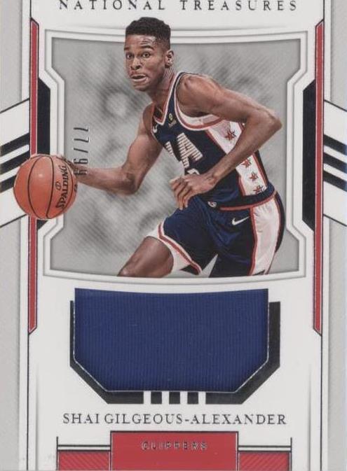2018-19 Panini National Treasures - Rookie Materials Shai Gilgeous ...