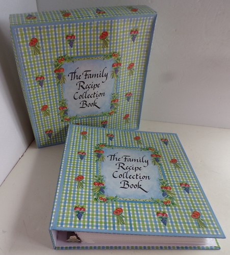 NEW The Family Recipe Collection Book Organizer For Cards Cooking Note ...