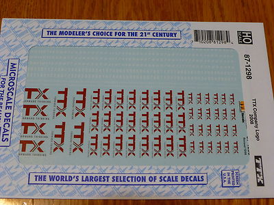 Microscale Decal HO #87-1298 Railroad Decal Set -- TTX Auto Rack w/2008 ...