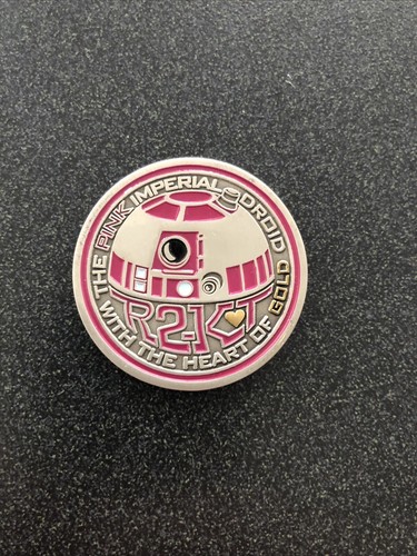 Star Wars Make A Wish 501st Legion coin R2-KT Katie Johnson Pink Droid ...