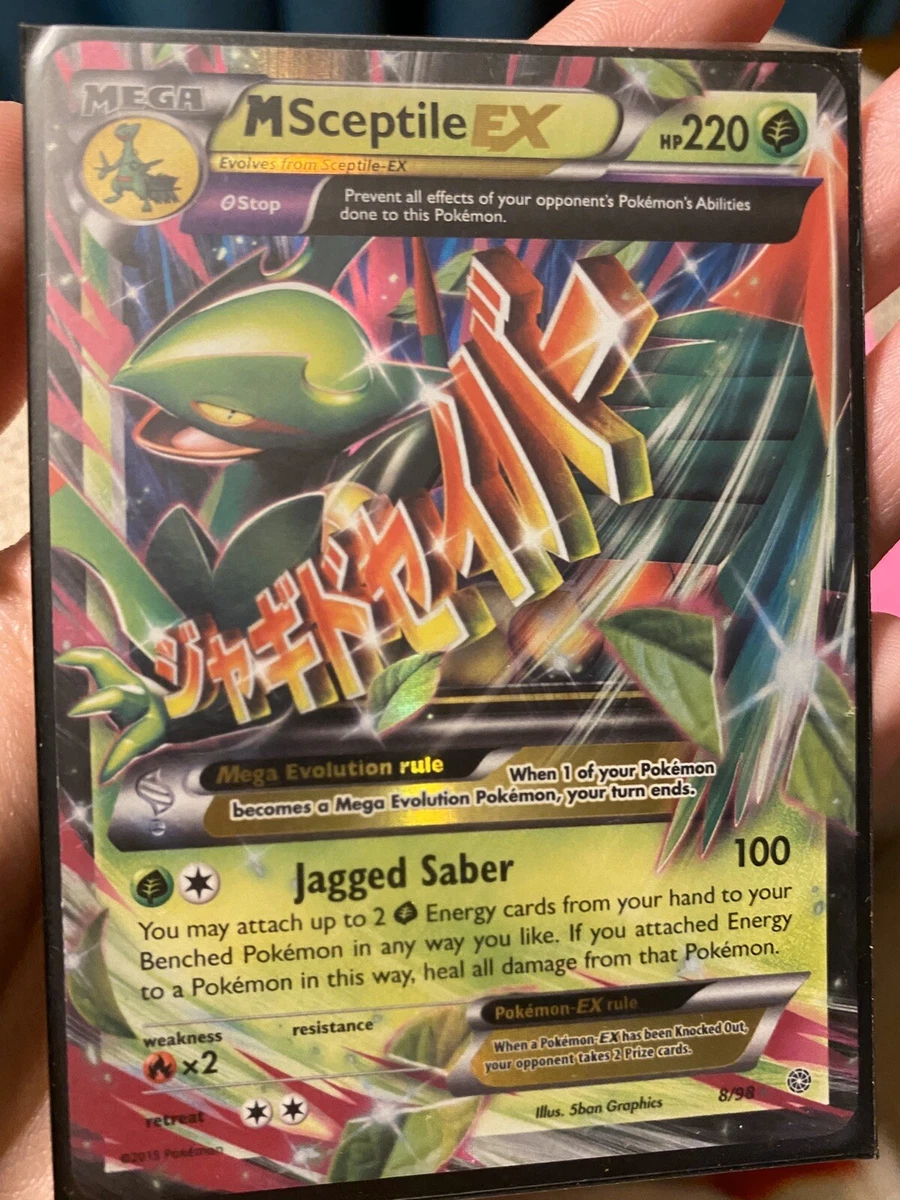Pokemon Mega Sceptile Card