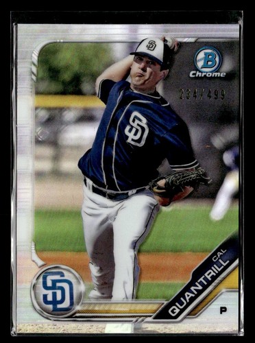 2019 Bowman #BCP-125 Cal Quantrill Chrome Prospects Refractor #/499 ...