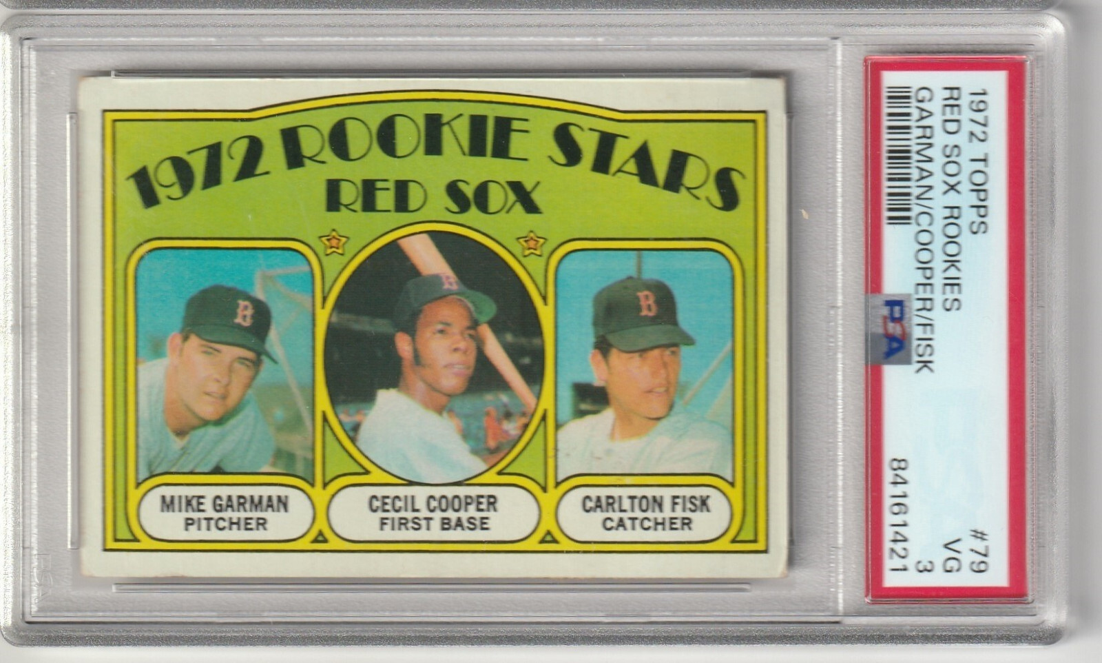 1972 Topps Baseball PSA 3-8 Centered Nicely New Slab U Choose Set Break ...