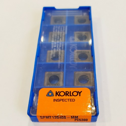 NEW Korloy SPMT 120408-MM ( SPMT 432-MM ) PC5300 CARBIDE INSERTS x10pcs | eBay
