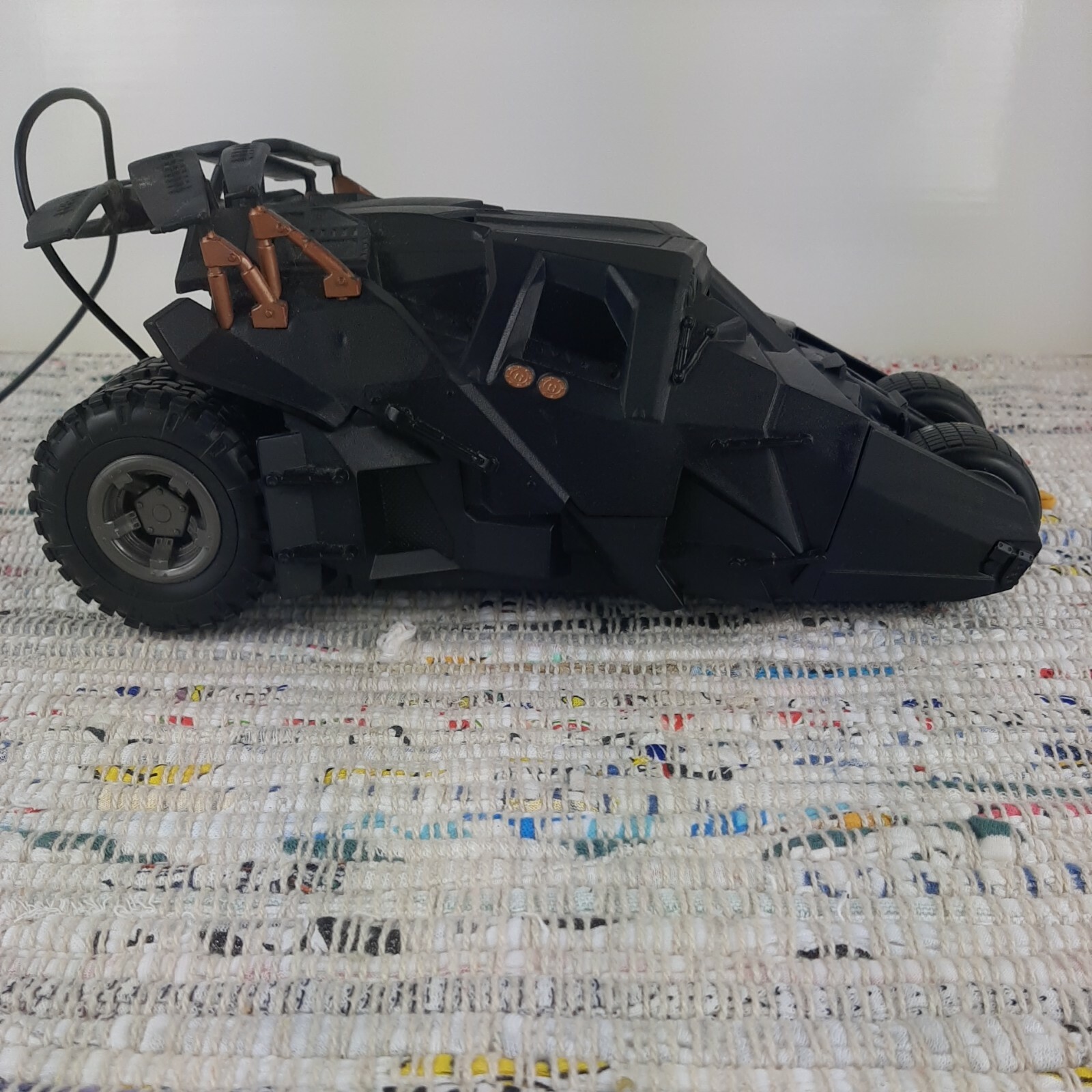 Tyco RC Mattel Batmobile Remote Control 2007 Wired Remote Tumbler READ ...