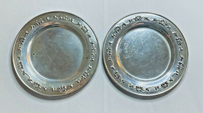 Set of 2 Strasbourg by Gorham Sterling Silver Bread & Butter Plate 6 ...