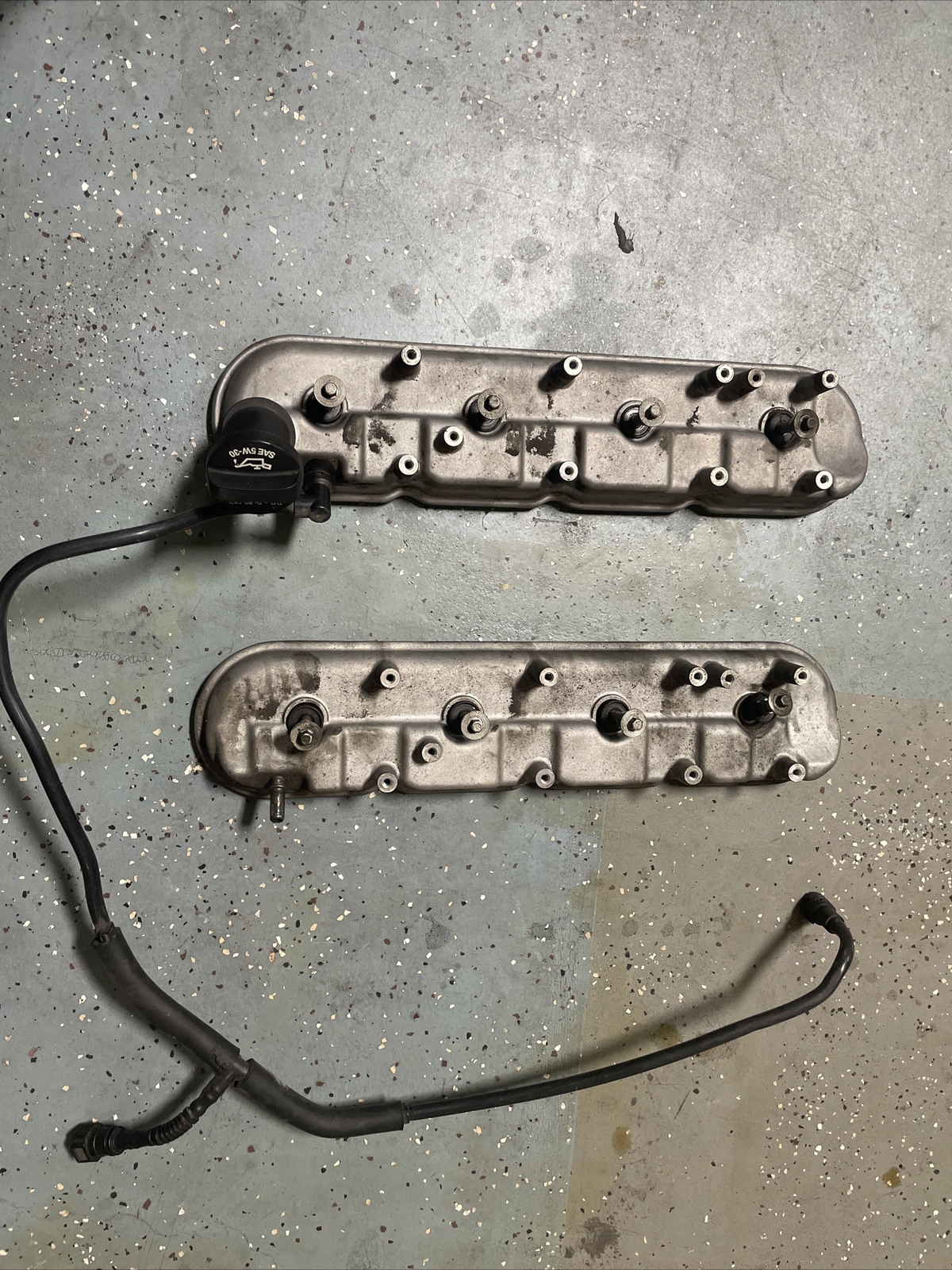 12605345 12605344 Gm Engine LH RH Valve Cover OEM | eBay