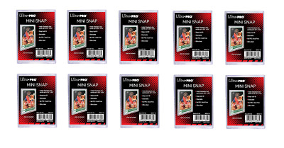 (10 Pack) Ultra Pro Mini Snap Card Holders Stackable Standard Size ...