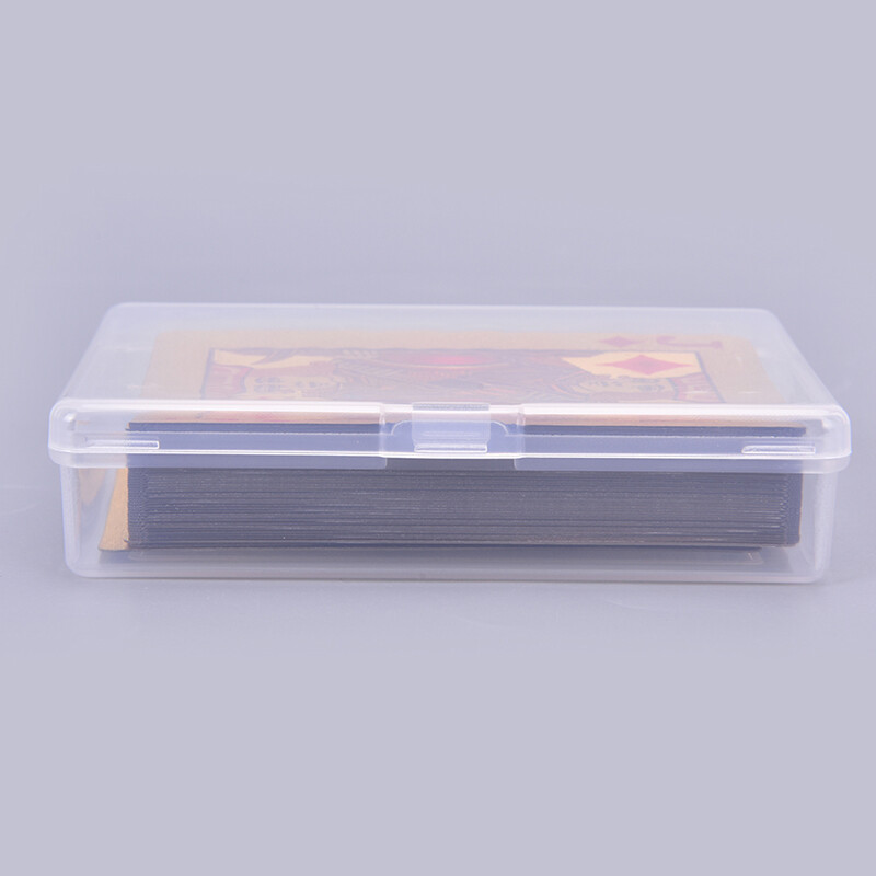 4pcs 10*7cm Transparent Plastic Boxes Playing Cards Container Storage ...