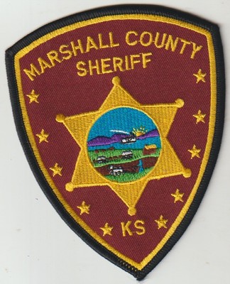 Marshall County KS Sheriff obsolete patch shipped from Australia | eBay