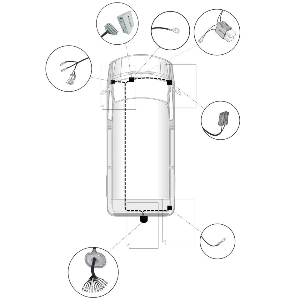 AutoHak AHK starr für Fiat Ducato Pritsche L1 L2 L3 11-21 mit 13pol ...
