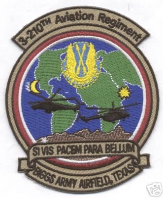 3-210th AVIATION REGIMENT patch | eBay