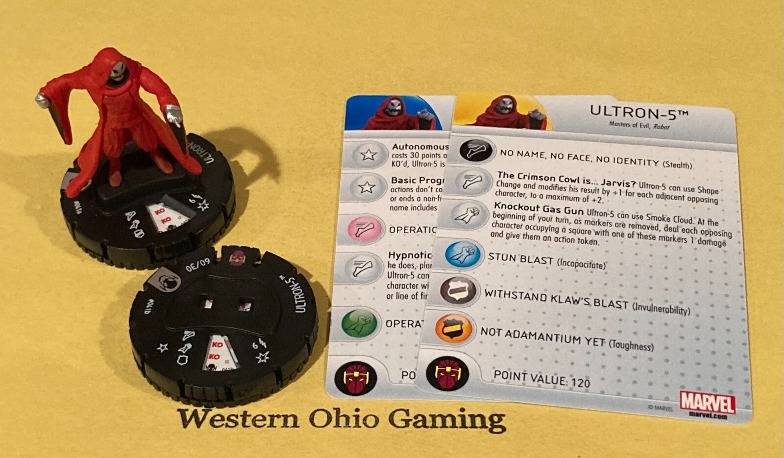 Heroclix Ultron-5 #041a #041b USED Marvel Age Of Ultron Single Figure ...