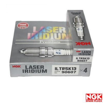 New Set of 4 NGK Laser Iridium Spark Plug ILTR5K13 for Ford Lincoln ...