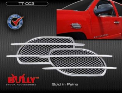UNIVERSAL ESCALADE FENDER SIDE AIR VENTS CHROME TAHOE CHEVY GMC ...