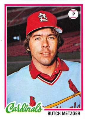 1978 Topps #431 Butch Metzger EX++ Excellent++ Cardinals J2M | eBay