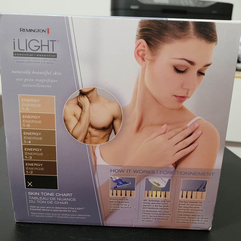 Remington iLight Essential Hair Removal System Advanced Technology, FDA Cleared | eBay