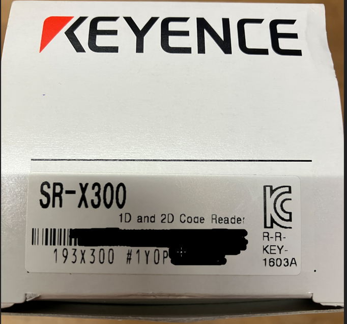 SR-X300 Keyence Scanner AI-Codeleser KI Barcode Leser neu | eBay.de
