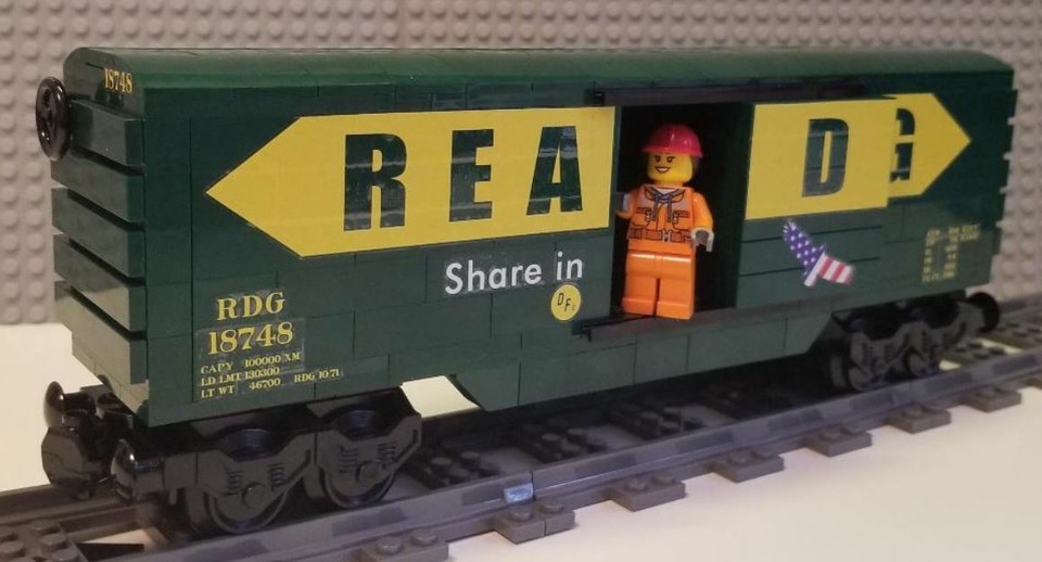 Custom Train Reading Boxcar -- PLEASE READ ITEM DESCRIPTION -- | eBay