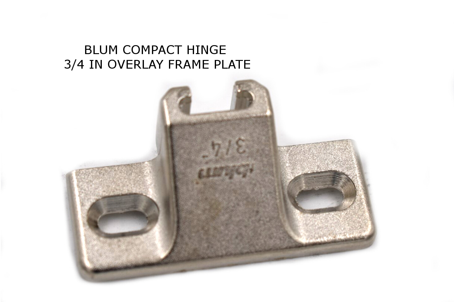 (10) BLUM COMPACT 33 HINGE MOUNTING PLATES - 3/4 " OVERLAY - WITH ...