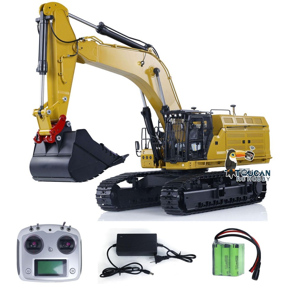 Metal 1/14 RC Hydraulic Excavator 374F Radio Control Digger Engineering ...