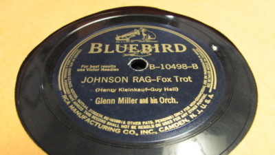 GLENN MILLER BLUEBIRD 78 RPM RECORD 10498 JOHNSON RAG | eBay