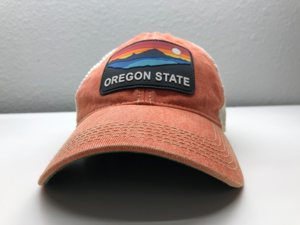 Oregon State Legacy92 Trucker Hat Orange Beige Unisex OSFM Snapback ...
