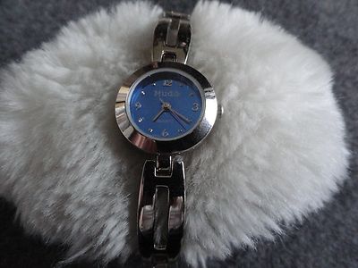 Mudd Quartz Ladies Watch with a Pretty Blue Dial | eBay