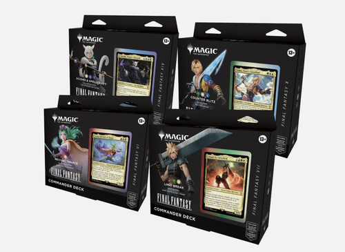 MTG Magic Final Fantasy Set of 4 Commander Decks FACTORY SEALED In Hand | eBay