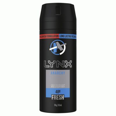 LYNX B/SPRAY ANARCHY NEW 165ML DEODORANT AEROSOL FOR HIM 165 ML BODY ...