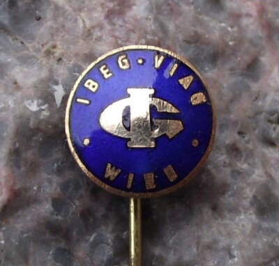 Vintage Ibeg Viag Vienna Austria Wien Advertising Pin Badge | eBay