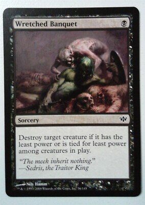 Wretched Banquet *PLAYSET* Magic MtG x4 Conflux SP | eBay