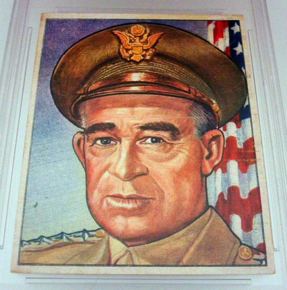 1951 BOWMAN FIGHT THE RED MENACE: "DOUGHBOY'S GENERAL" #48 PSA VG-EX 4 ...