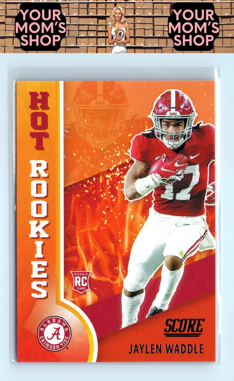 2021 Score #HR9 Jaylen Waddle Hot Rookies ROOKIE CARD RC ALABAMA | eBay