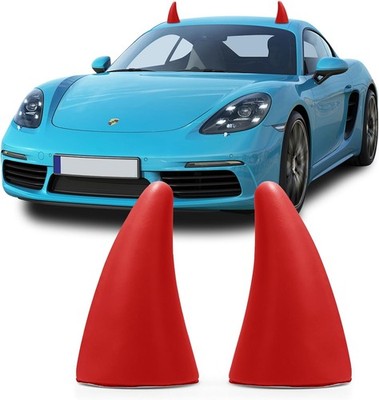 Car 3D Devil Horns Sticker (Easy to Find Car in The Parking Lot ...