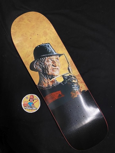 RARE Halloween Jim Greco Freddy Krueger Hammers Shaped Skateboard Deck ...