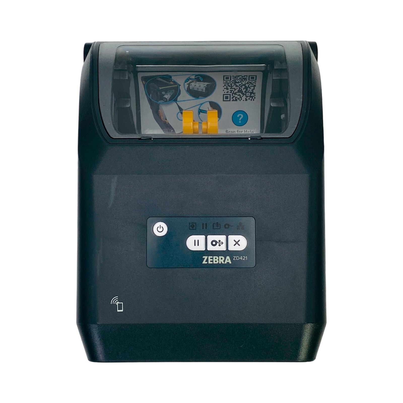 Zebra ZD421 Thermal Transfer Label Printer USB BT Ethernet w/ AC ...