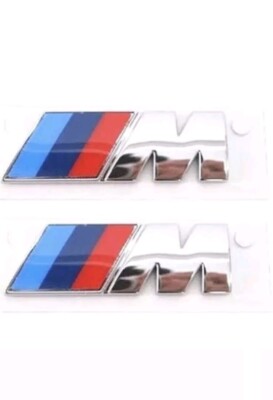 2x Originale M Performance Kotflügel Emblem Logo Chrom 51148058881 ...