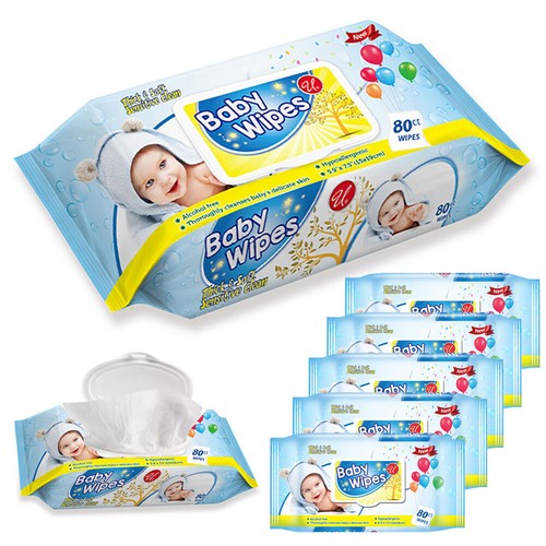 480 Ct Moisturizing Baby Wipes Hypoallergenic Sensitive Gentle Aloe Wet ...